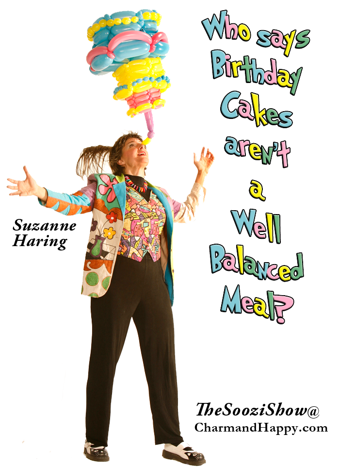 The Soozi Show featuring Suzanne Haring Stilt walker Face Painter ...